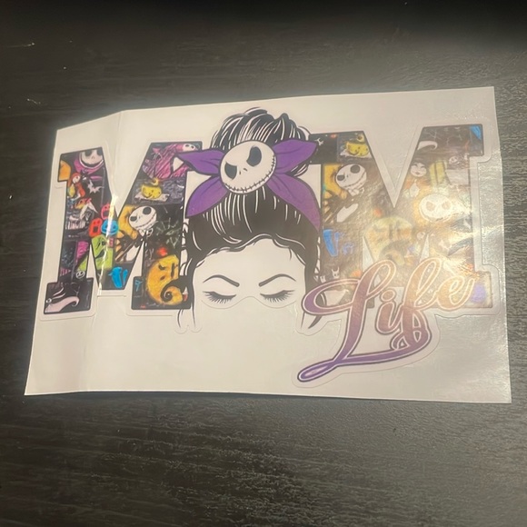 Other | Nightmare Before Christmas Mom Life Decal | Poshmark